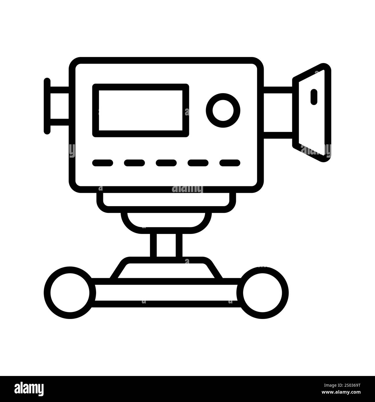 Camera dolly vector design isolated on white background Stock Vector ...