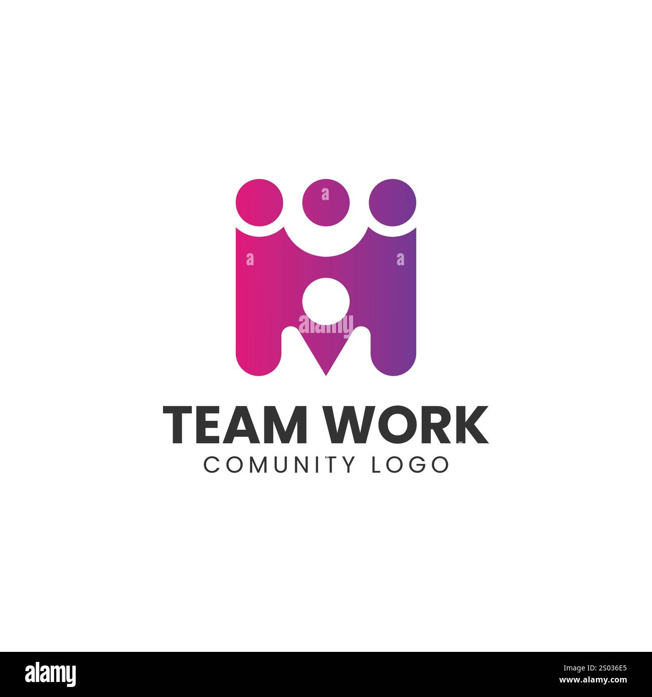 Business People Together. Logo Illustration Vector Stock Vector Image ...