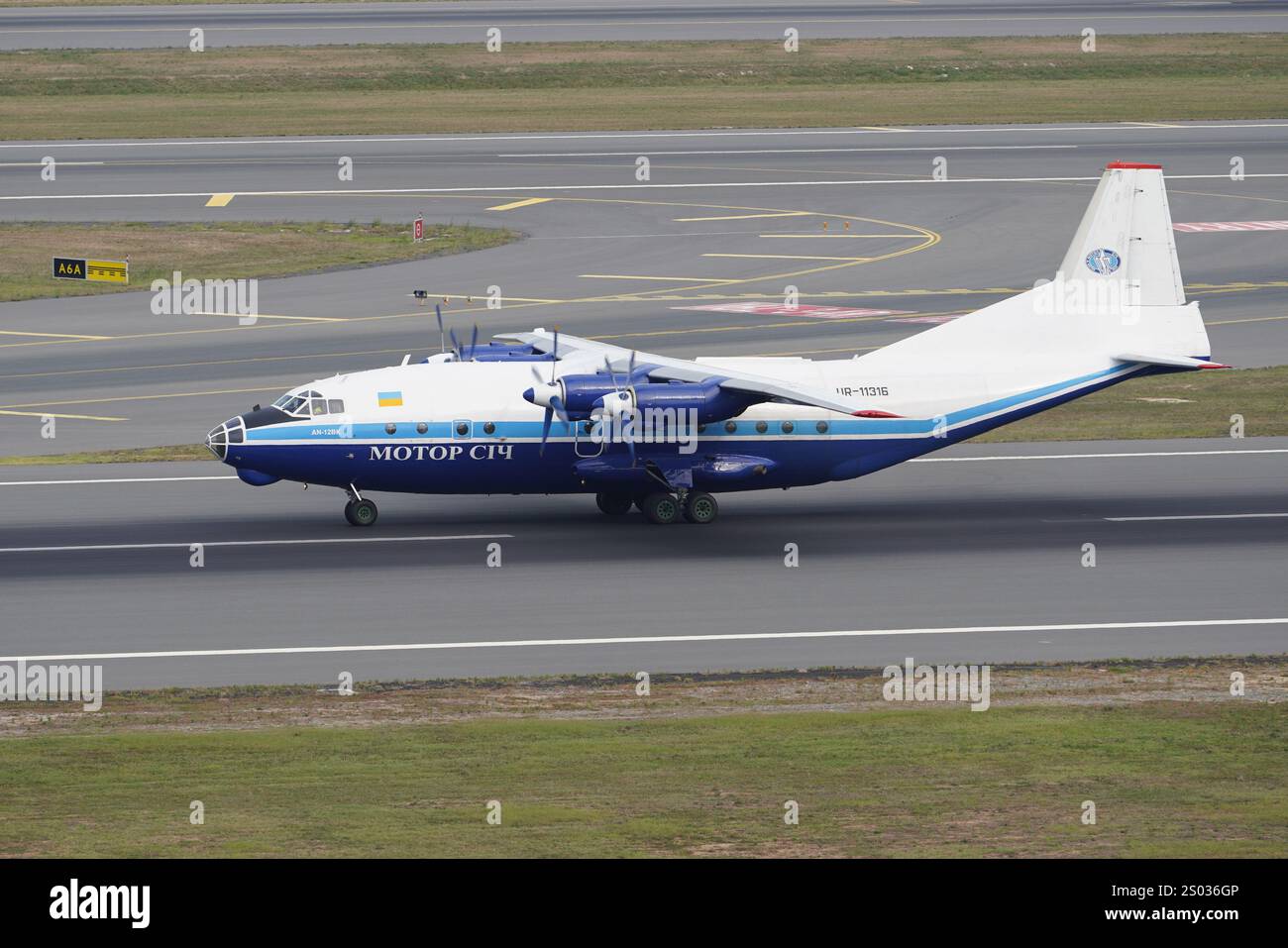 ISTANBUL, TURKIYE - SEPTEMBER 02, 2023: Motor Sich Airlines Antonov An ...