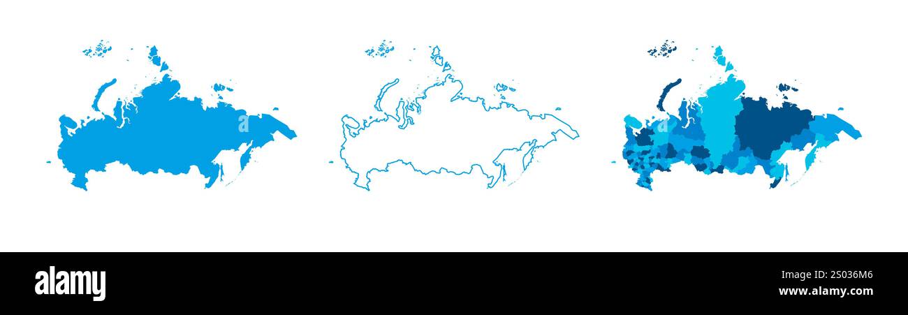 Moscow maps Stock Vector Images - Alamy