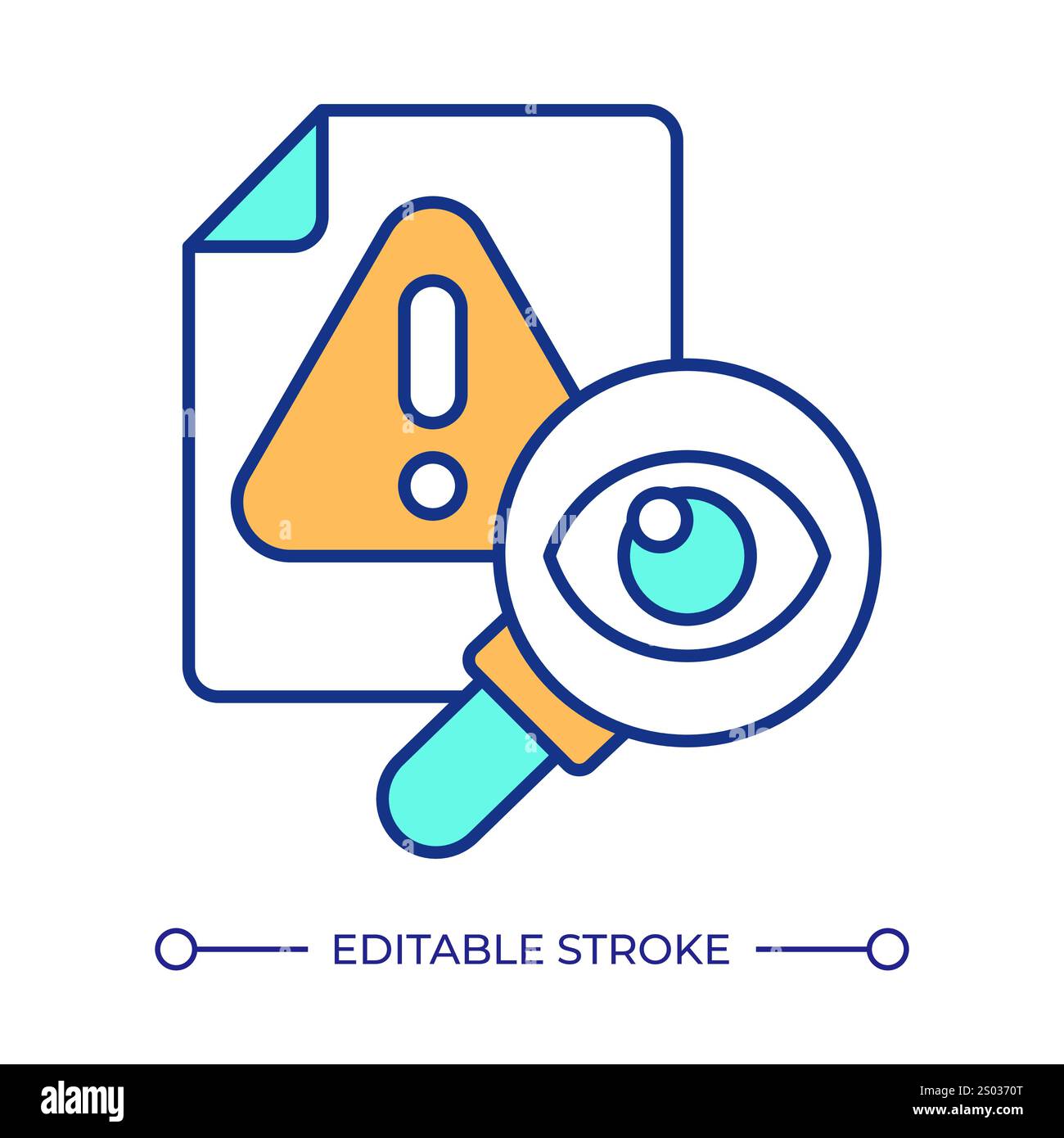 Reducing hallucinations RGB color icon. Generative AI technology ...