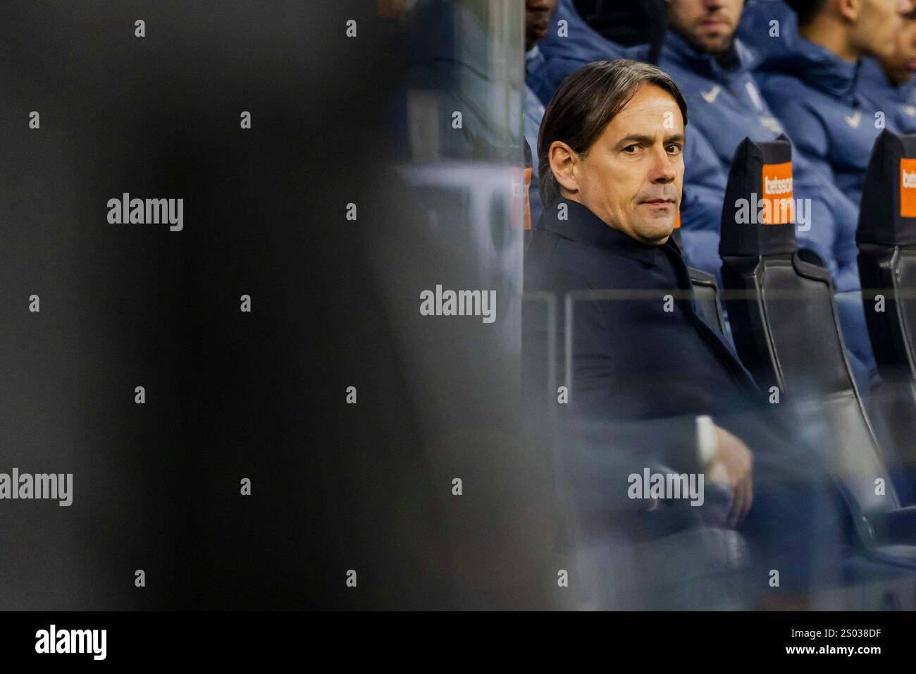 Simone Inzaghi in action during Serie A match between FC Internazionale ...
