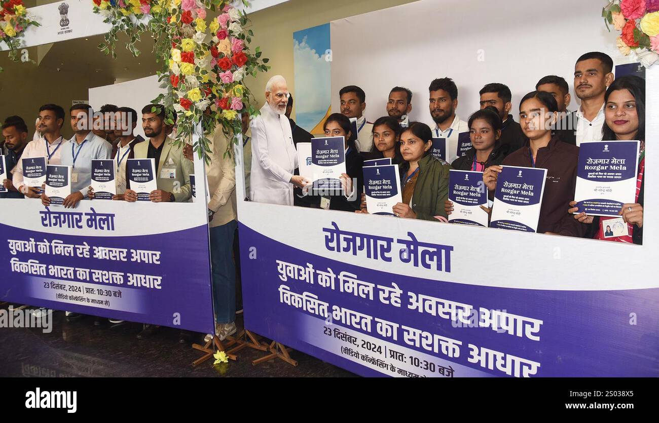 PATNA, INDIA - DECEMBER 23: Youths celebrating after receiving their ...