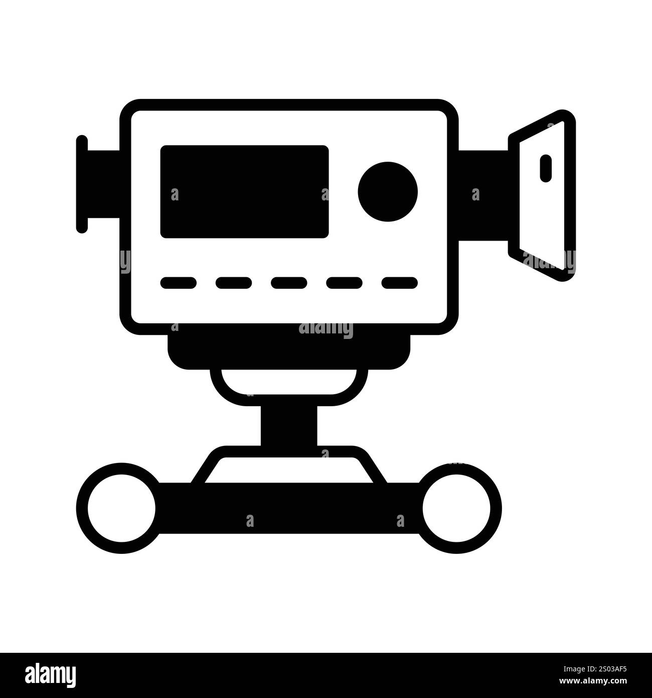 Camera dolly vector design isolated on white background Stock Vector ...