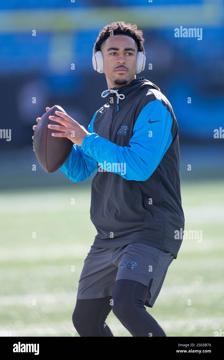 Charlotte, NC, USA: Carolina Panthers quarterback Bryce Young (9 ...