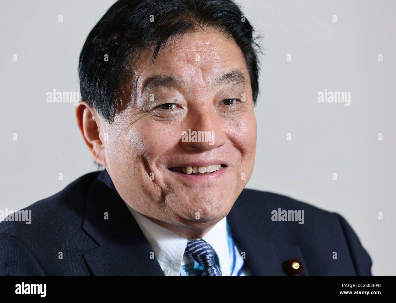 Conservative Party of Japan Deputy leader Takashi Kawamura speaks ...