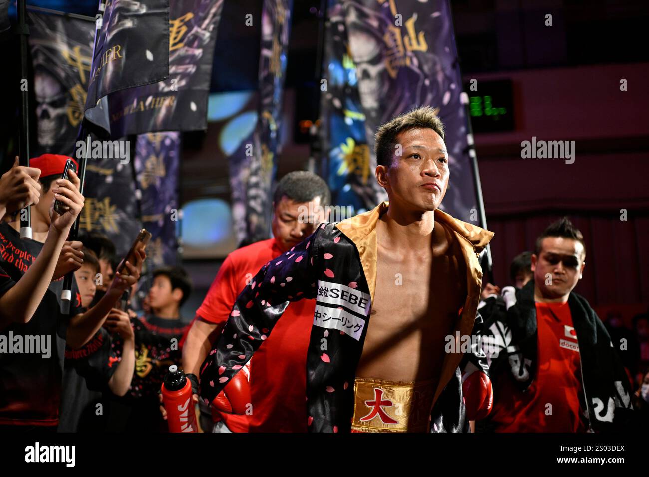 Tokyo, Japan. 12th Dec, 2024. Champion Kazuki Nakajima before the OPBF ...
