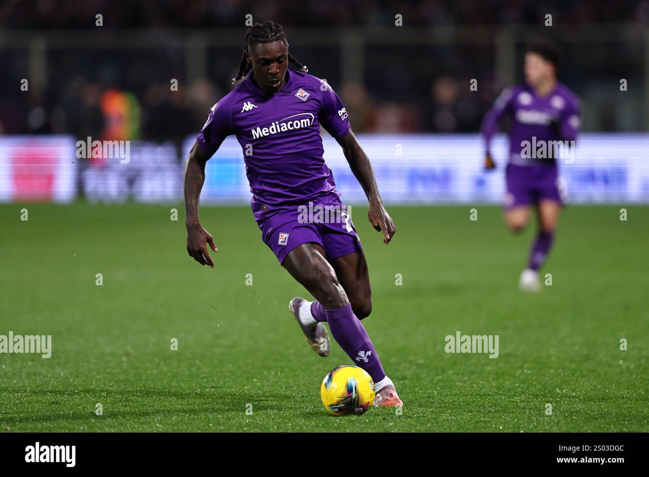 Moise Kean (Fiorentina) during the Italian Serie A match between ...