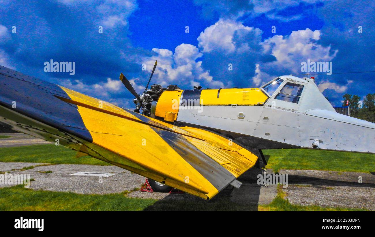 Light firefighting plane, dromedary, firefighting plane taking off ...