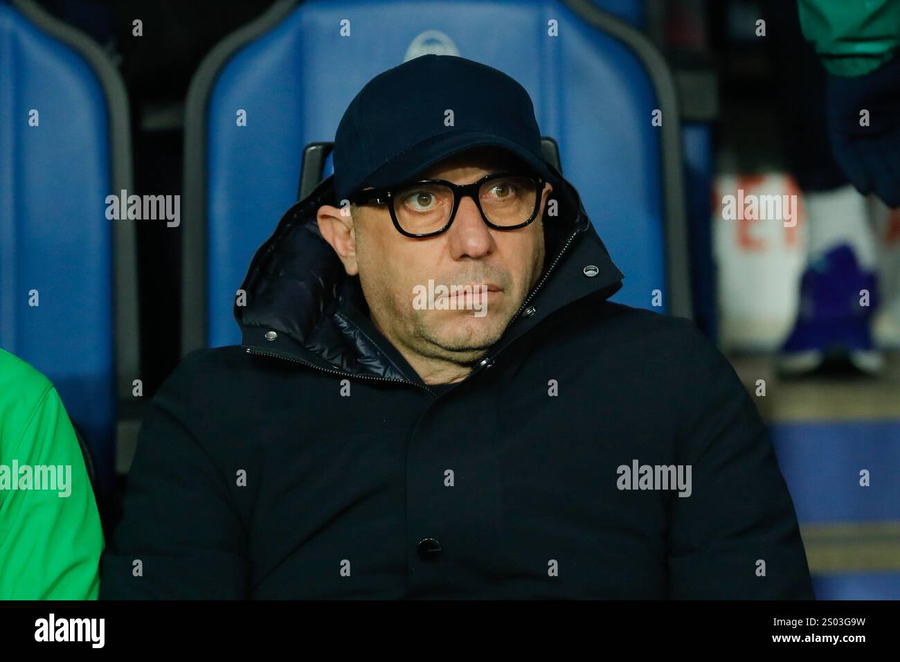 Bergamo, Italy. 22nd Dec, 2024. head coach Roberto D'Aversa of Empoli ...