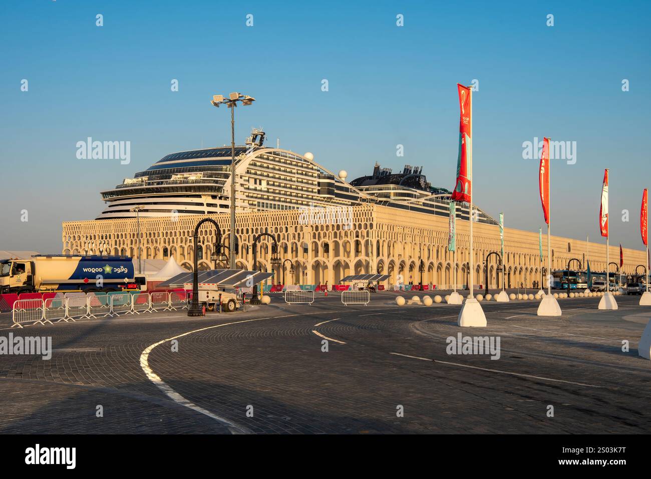 Cruise Terminal - Old Doha Port Mina District Qatar Stock Photo - Alamy