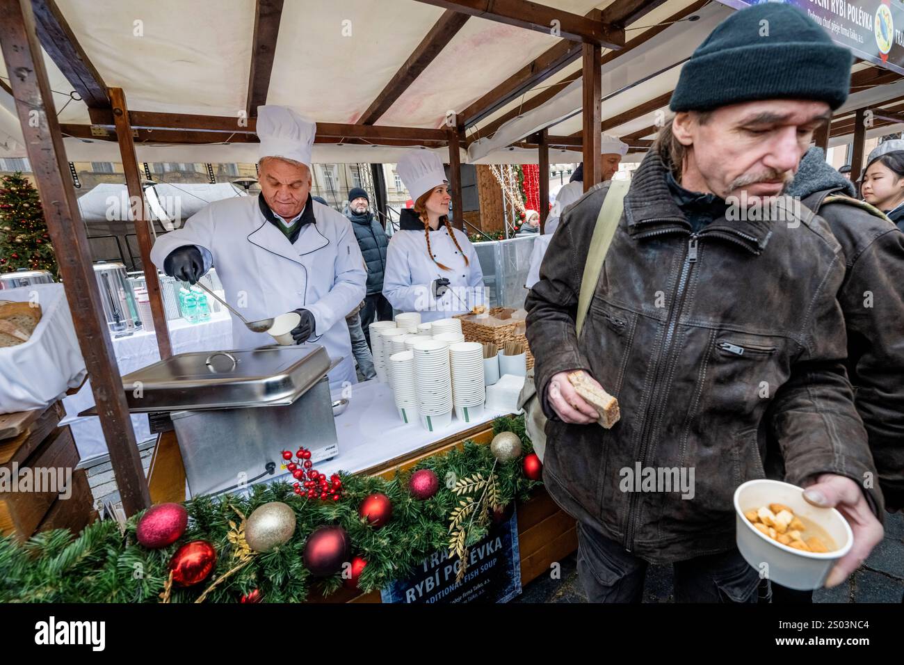 Prague, Czech Republic. 24th Dec, 2024. Prague Mayor Bohuslav Svoboda ...
