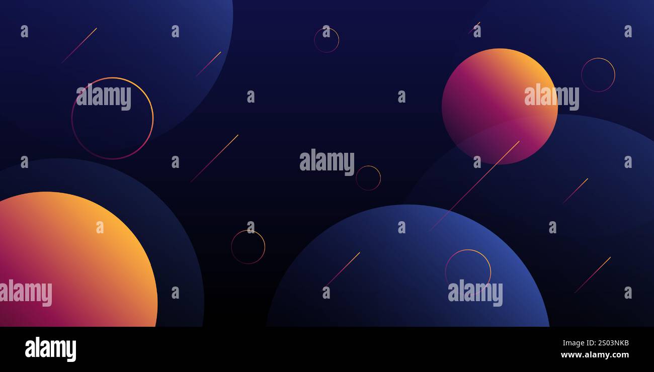 Modern Style Background, Header or Banner Design with Large Blue and ...