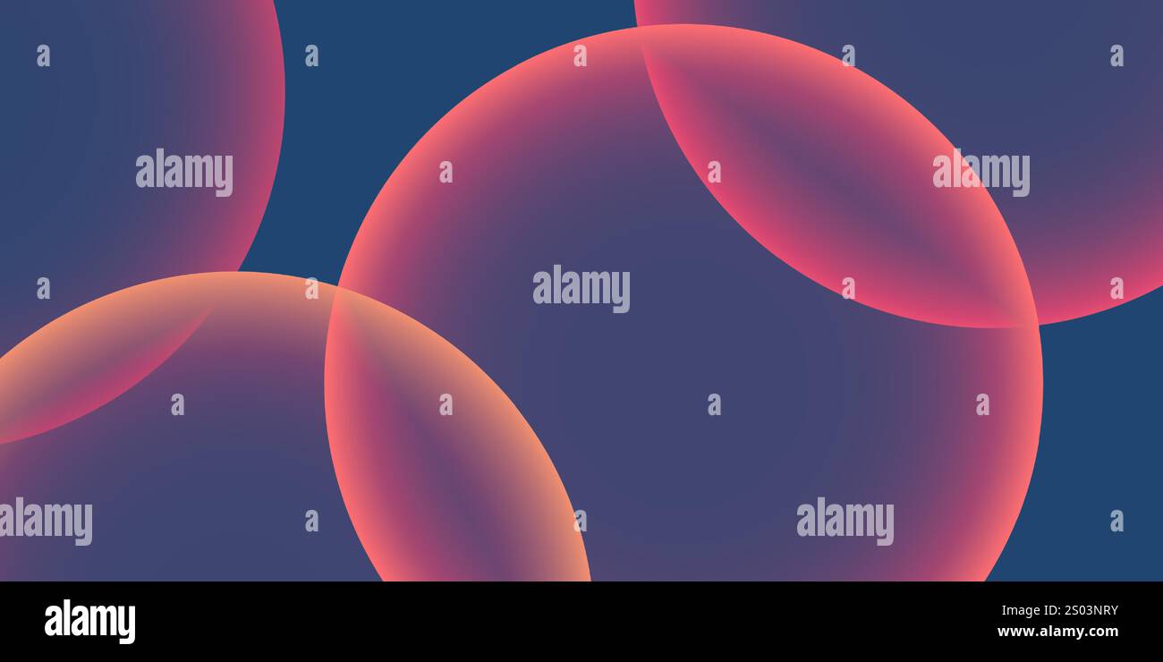 Background, Header or Banner Design with Large Transparent Overlapping ...