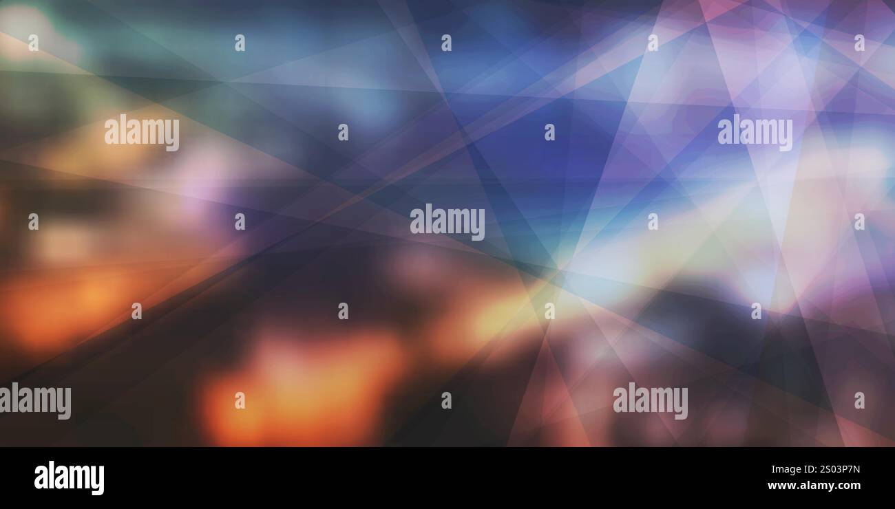 Modern Style Triangle Shaped Translucent Overlaying Planes, Geometric ...