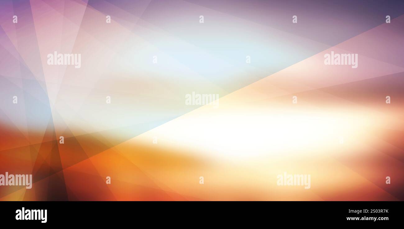 Brown and Light Blue Modern Style Triangle Shaped Translucent ...