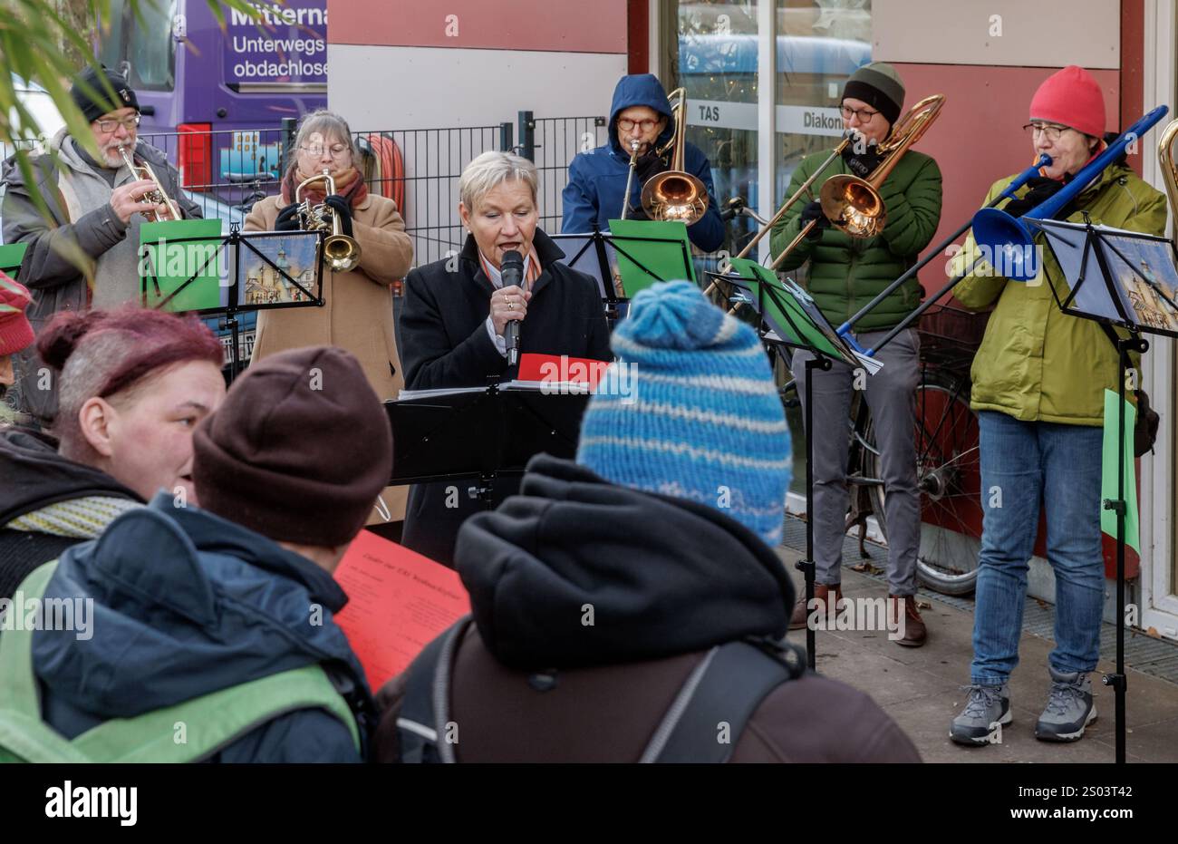 Hamburg, Germany. 24th Dec, 2024. Bishop Kirsten Fehrs, Chairwoman of ...