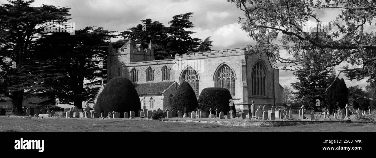 St Marys church; Marholm village; Cambridgeshire; England; UK Stock ...