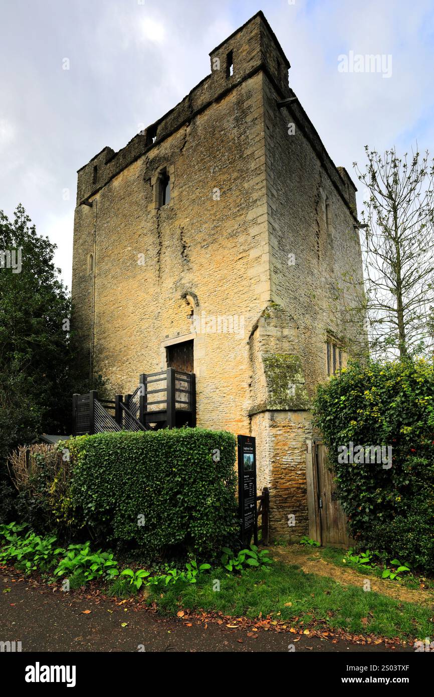 View of Longthorpe Tower, Peterborough City, Cambridgeshire, England ...