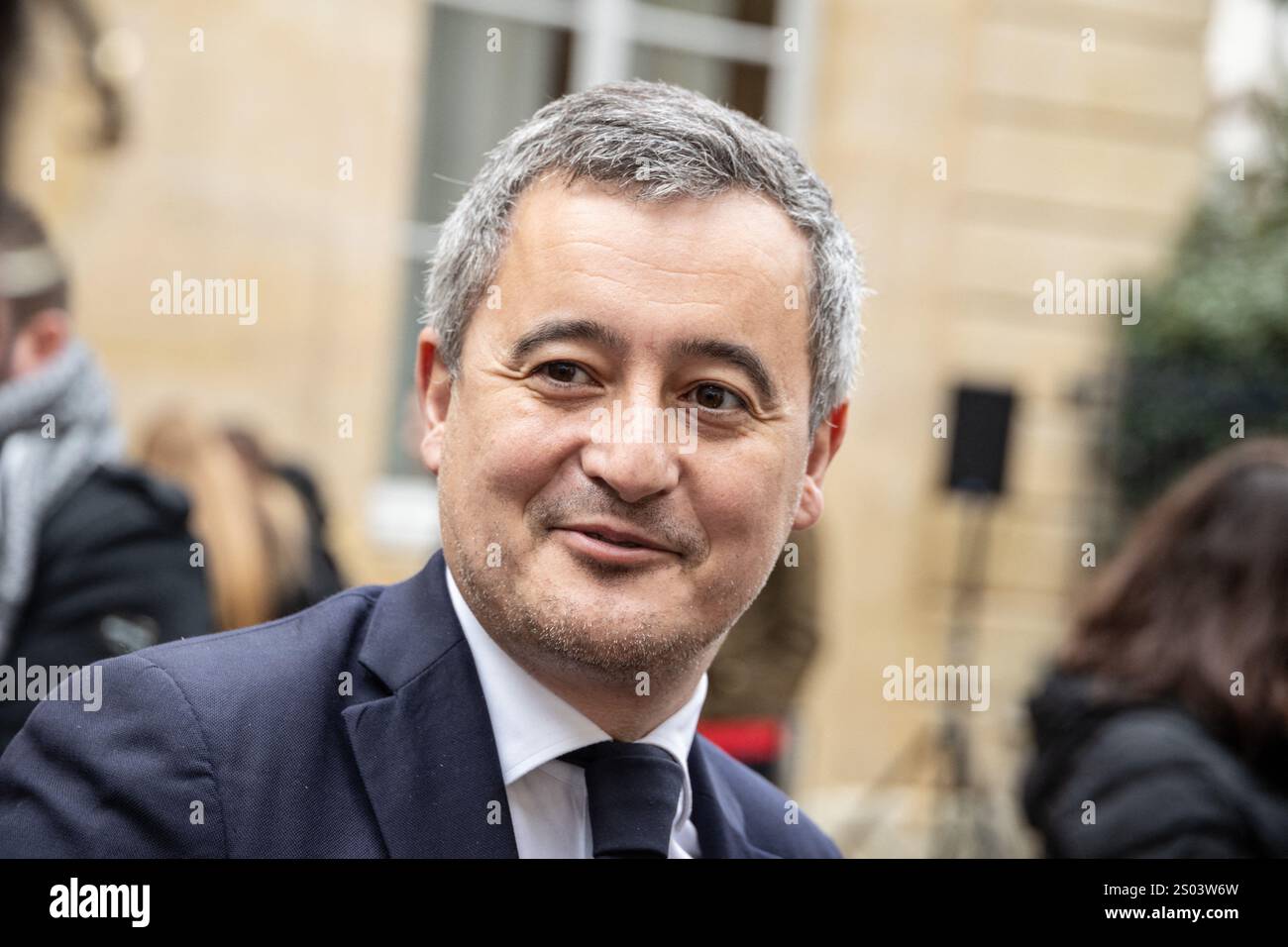 Paris, France. 24th Dec, 2024. French outgoing Minister Justice Didier ...