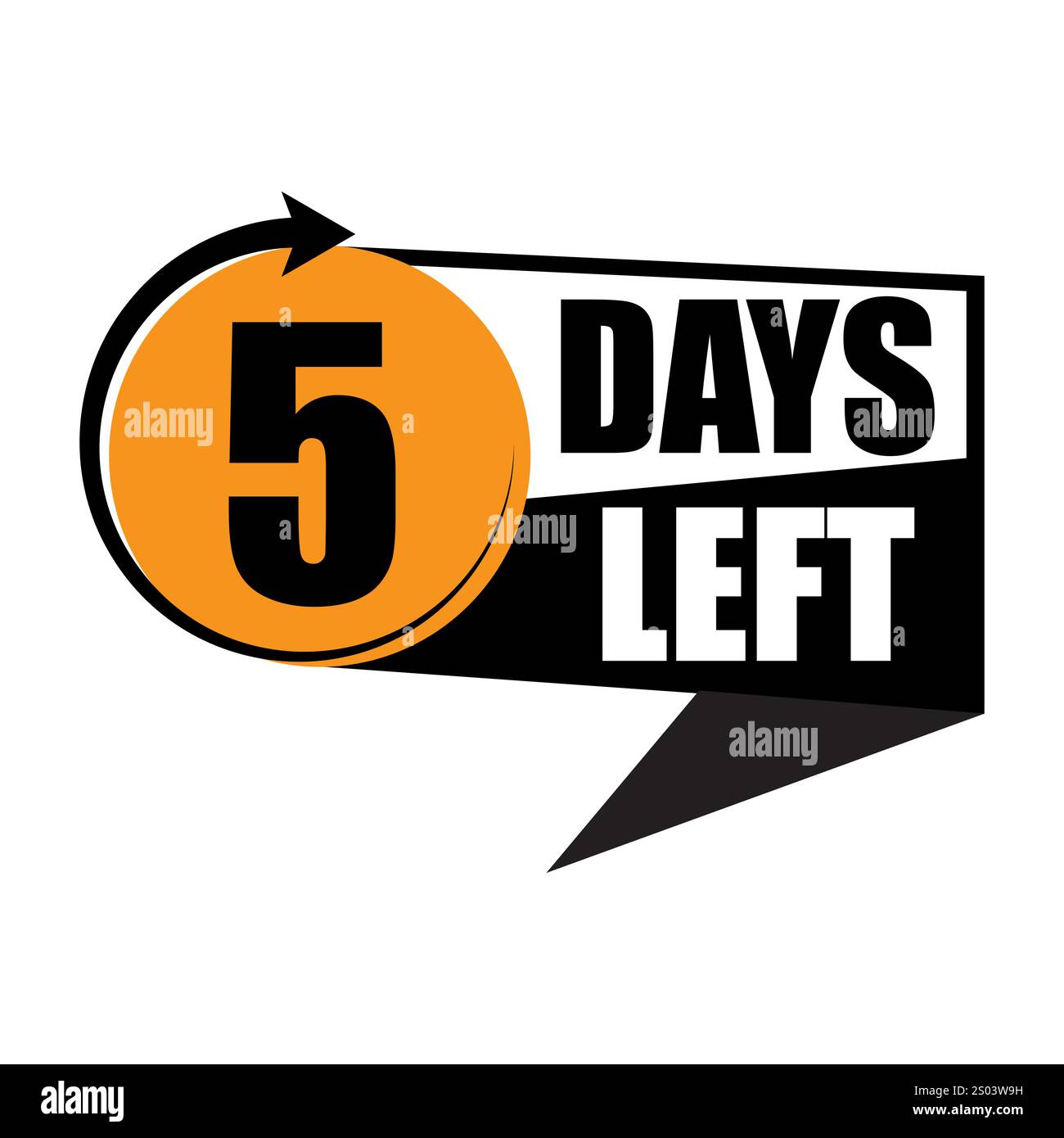 10 days left countdown Stock Vector Images - Alamy