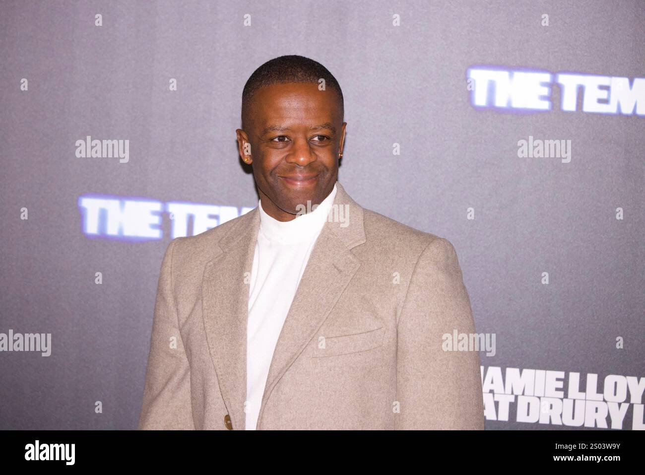 London, UK. Adrian Lester at The Tempest press night. Theatre Royal ...