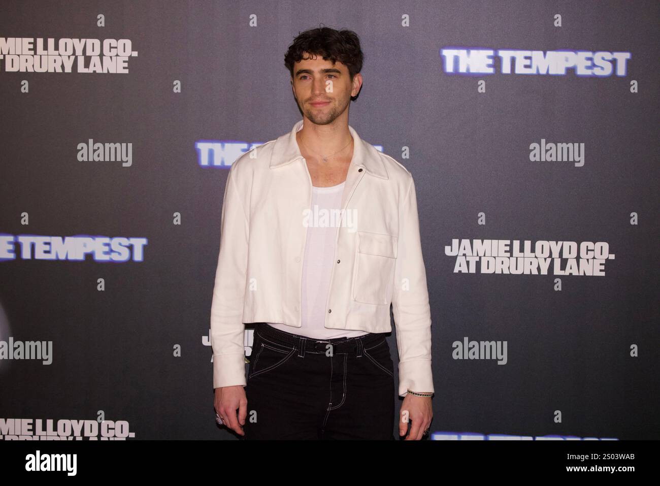 London, UK. George Rextrew at The Tempest press night. Theatre Royal ...