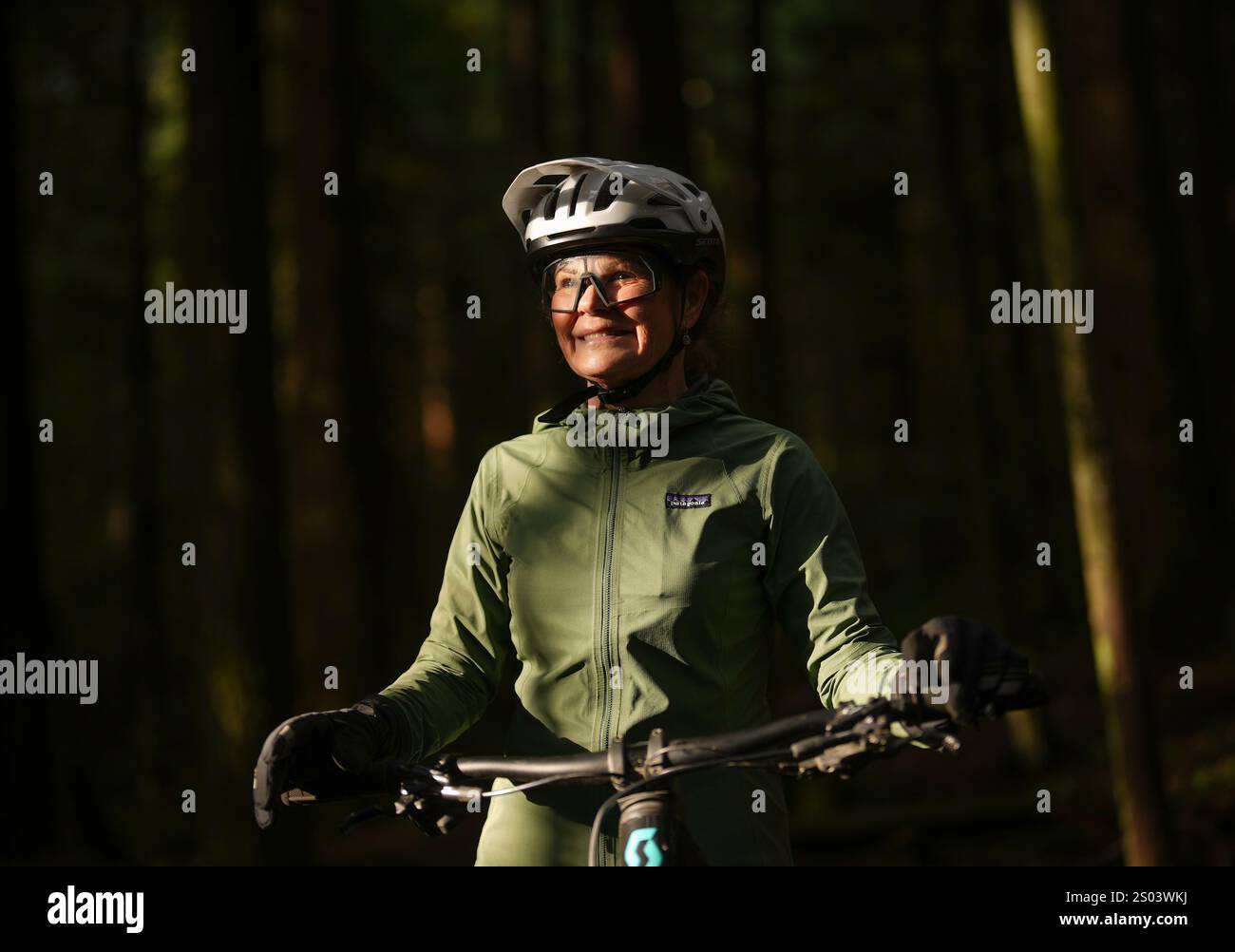 North Vancouver, Canada. 09th Dec, 2024. Betty Birrell, 76, poses for a ...