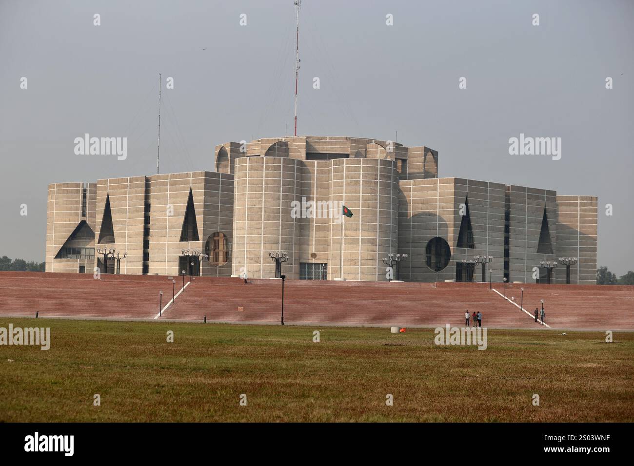 Dhaka, Bangladesh - December 24, 2024: Bangladesh National Parliament House, located at Sher-e ...