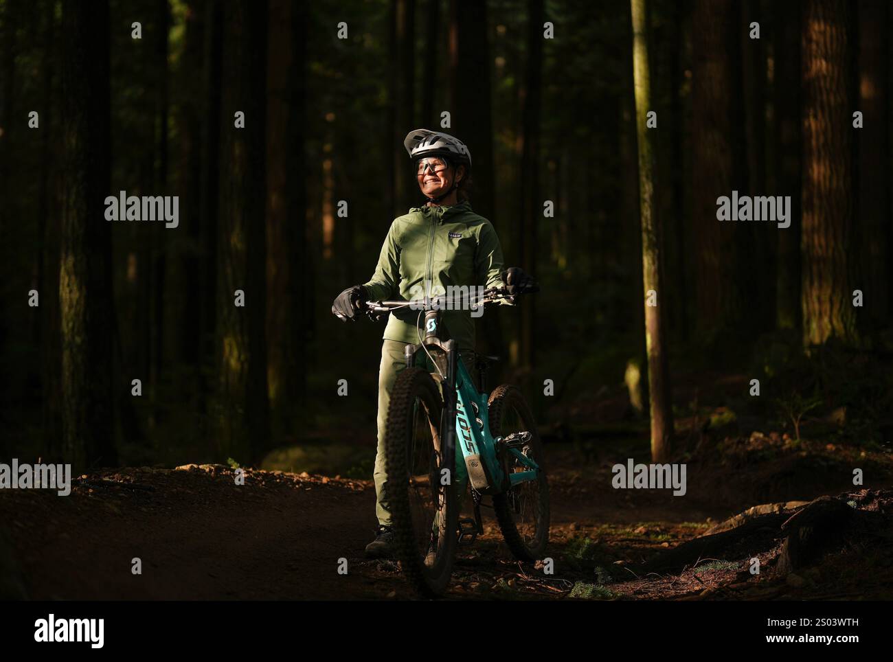 North Vancouver, Canada. 09th Dec, 2024. Betty Birrell, 76, poses for a ...