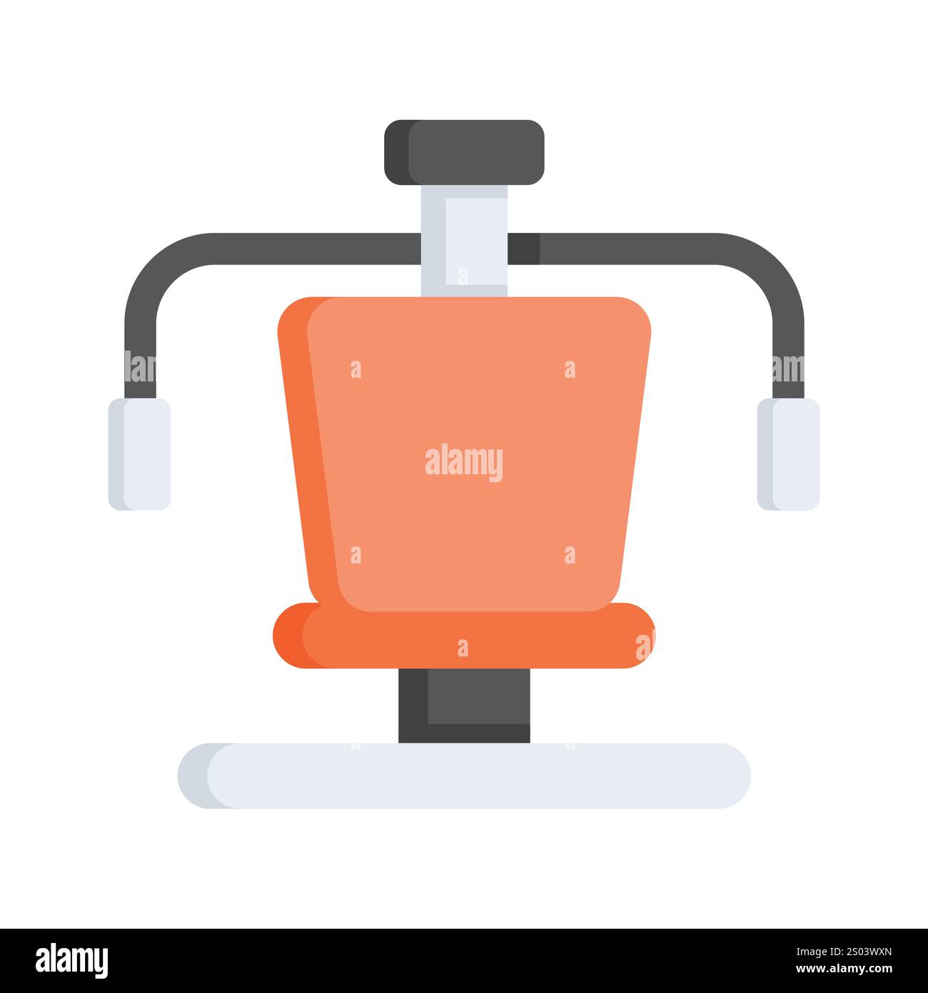 Grab this beautifully designed flat icon of Gym machine, workout ...