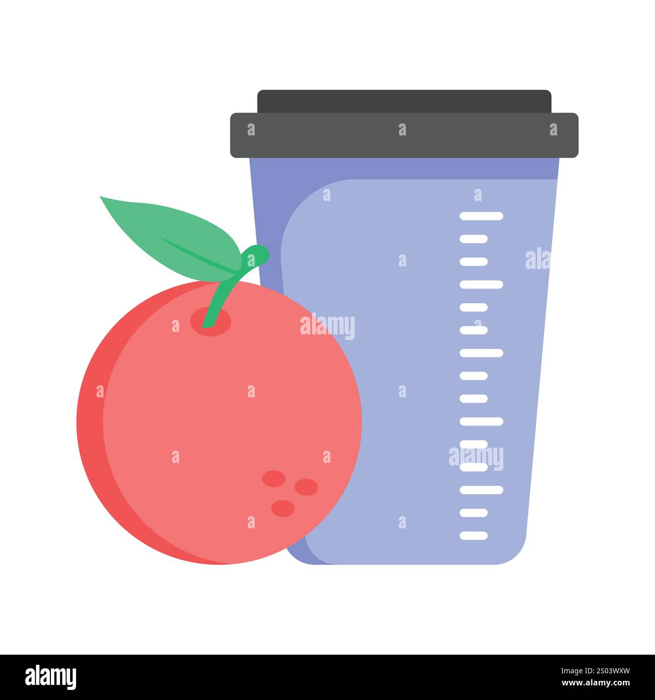 Have a look at this carefully designed icon of healthy lifestyle, glass ...