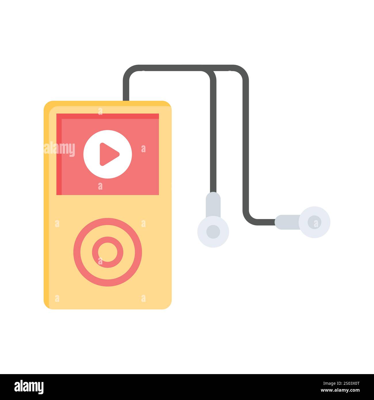Editable flat icon of music player, ready to use vector Stock Vector ...