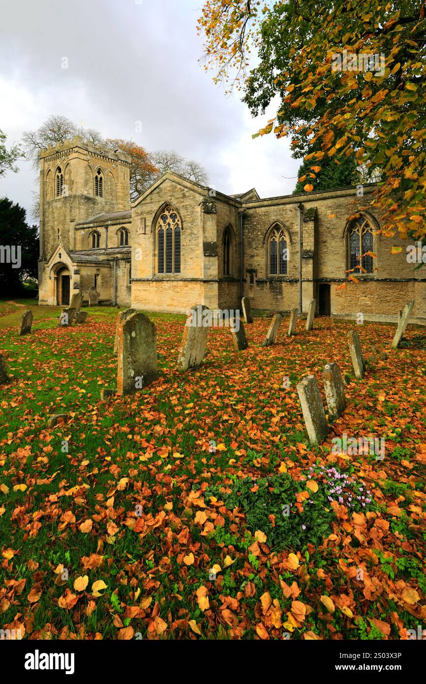 St Andrews Church, Alwalton village, Cambridgeshire, England, UK Stock ...