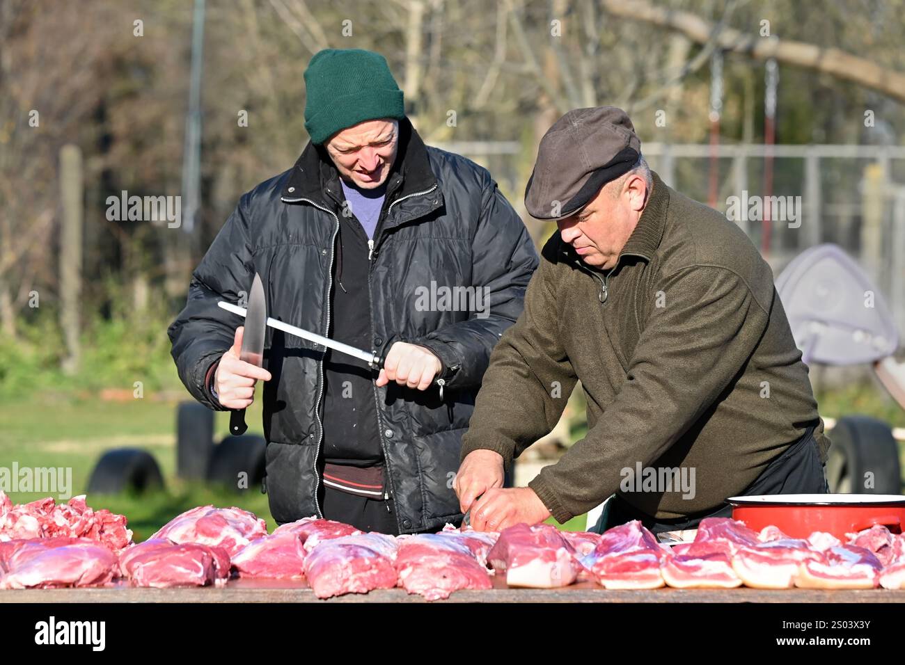 Ohrady, Dunajská Streda, Slovakia - November 30 2024: traditional ...