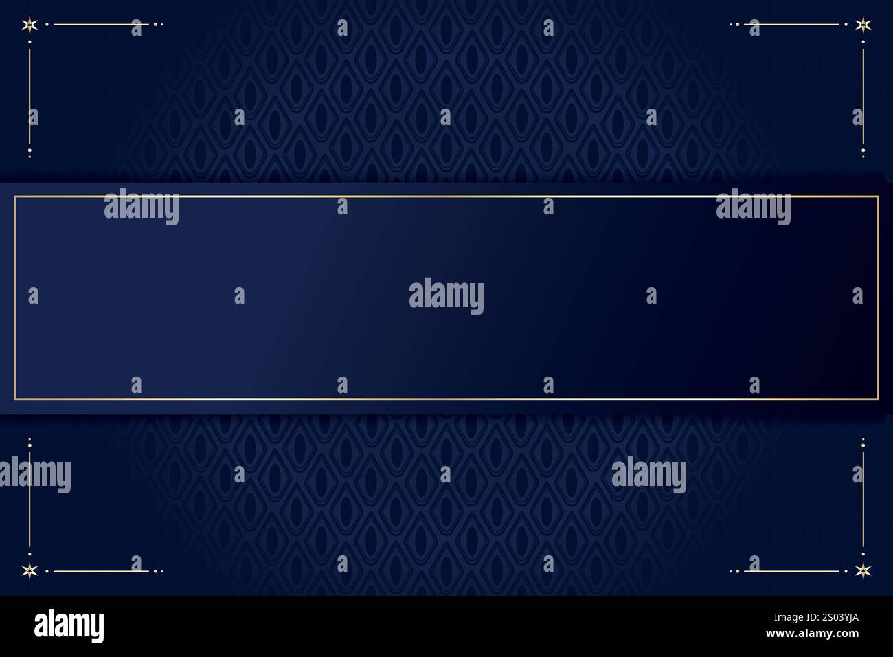 Luxury blue gradient background with geometric pattern and blank space ...