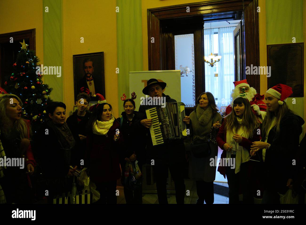 Beyoglu, Istanbul, Turkey. 24th Dec, 2024. Zografyon Greek High School ...
