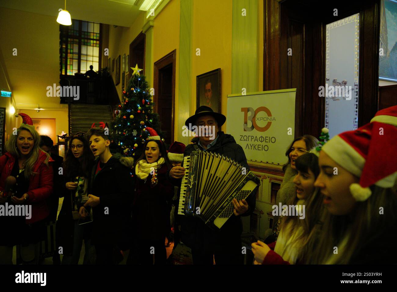 Beyoglu, Istanbul, Turkey. 24th Dec, 2024. Zografyon Greek High School ...