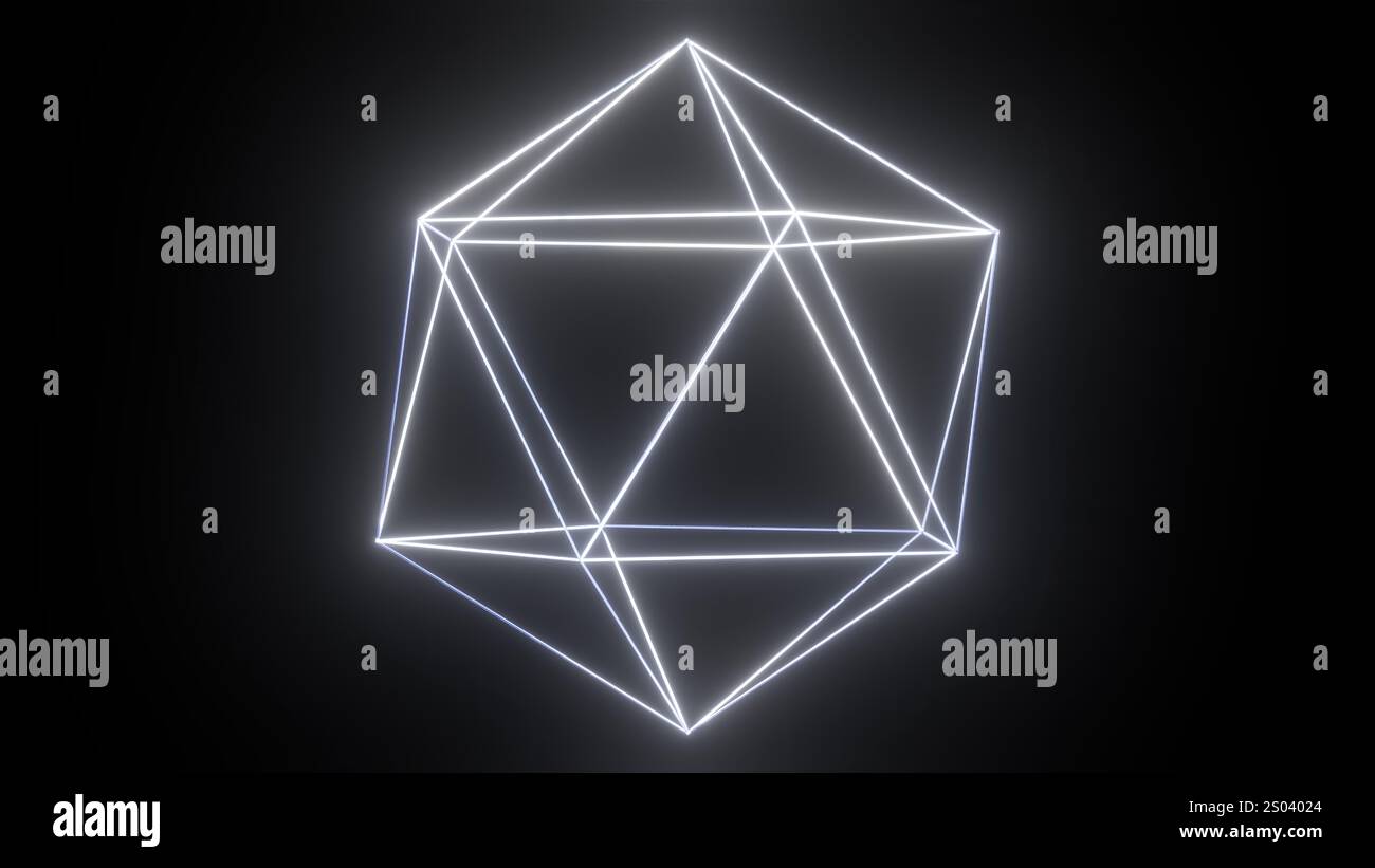 Wireframe atom model. Computer generated Stock Photo - Alamy