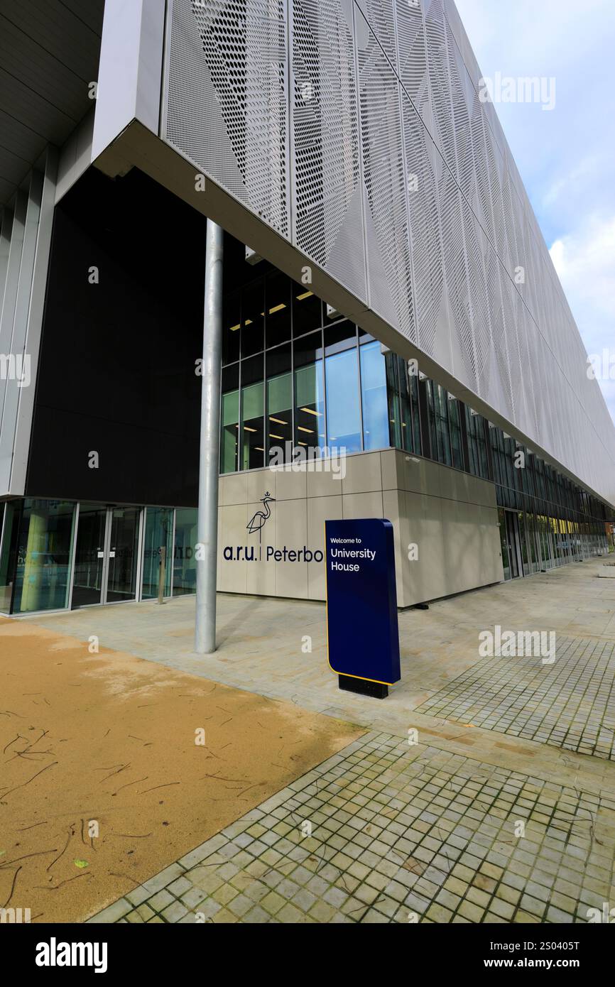 View of the Anglia Ruskin University, Bishop's Road, Peterborough ...
