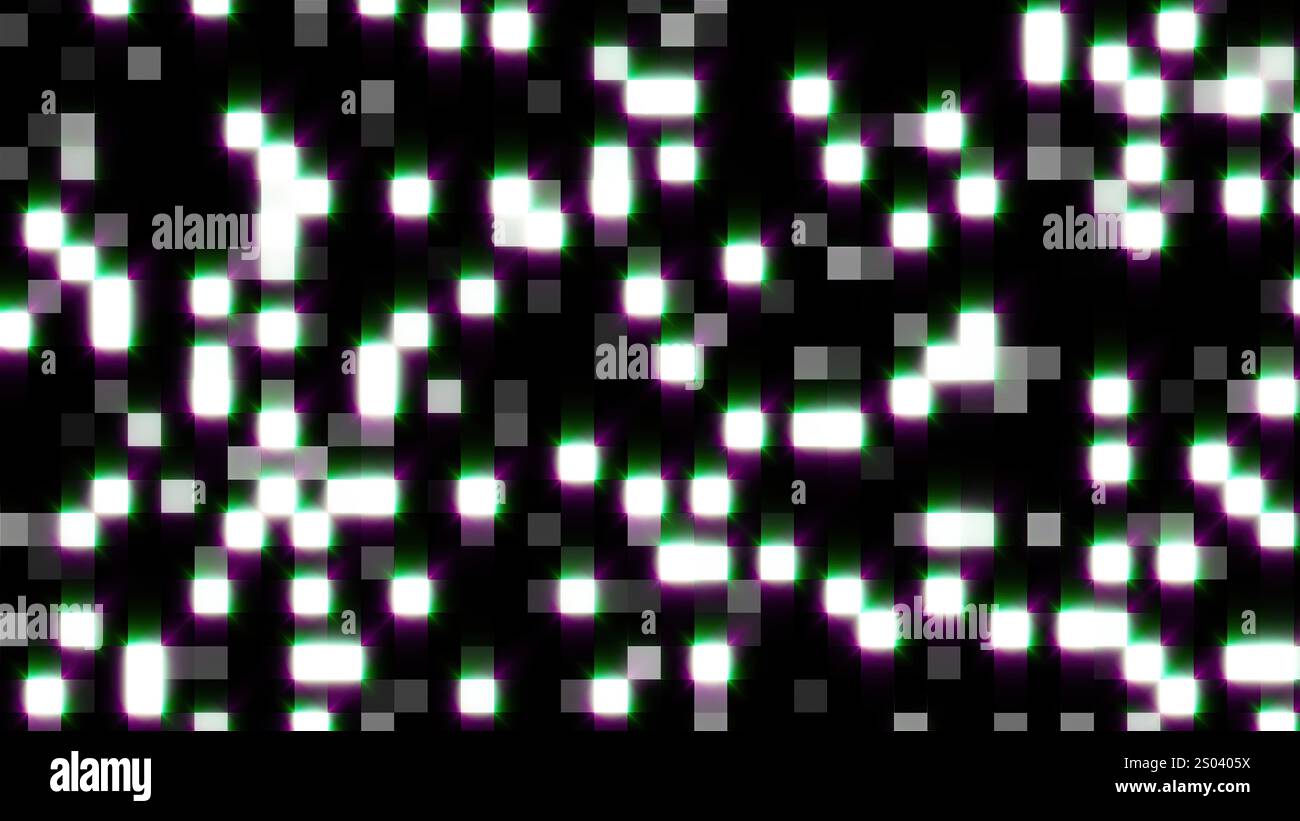 Bright flashing blocks. Computer generated Stock Photo - Alamy