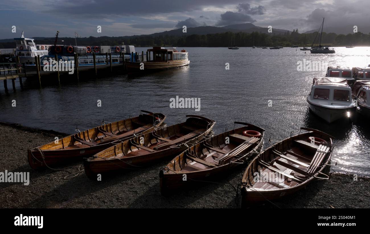 View the Jetty Pier at Windermere, Lake District UK Stock Photo - Alamy