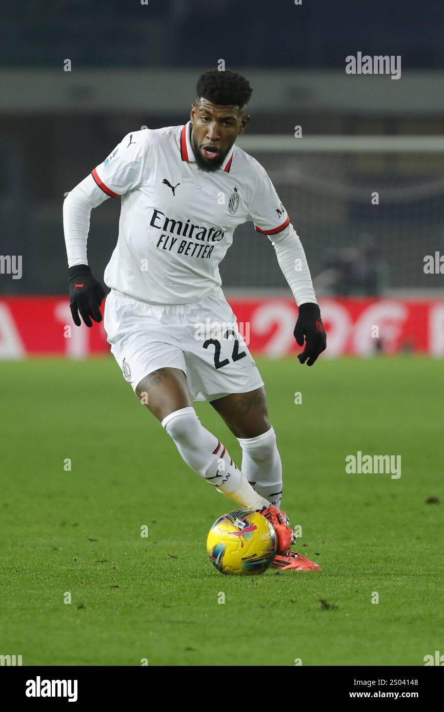 Emerson Royal of AC Milan seen in action during the Italian Serie A ...