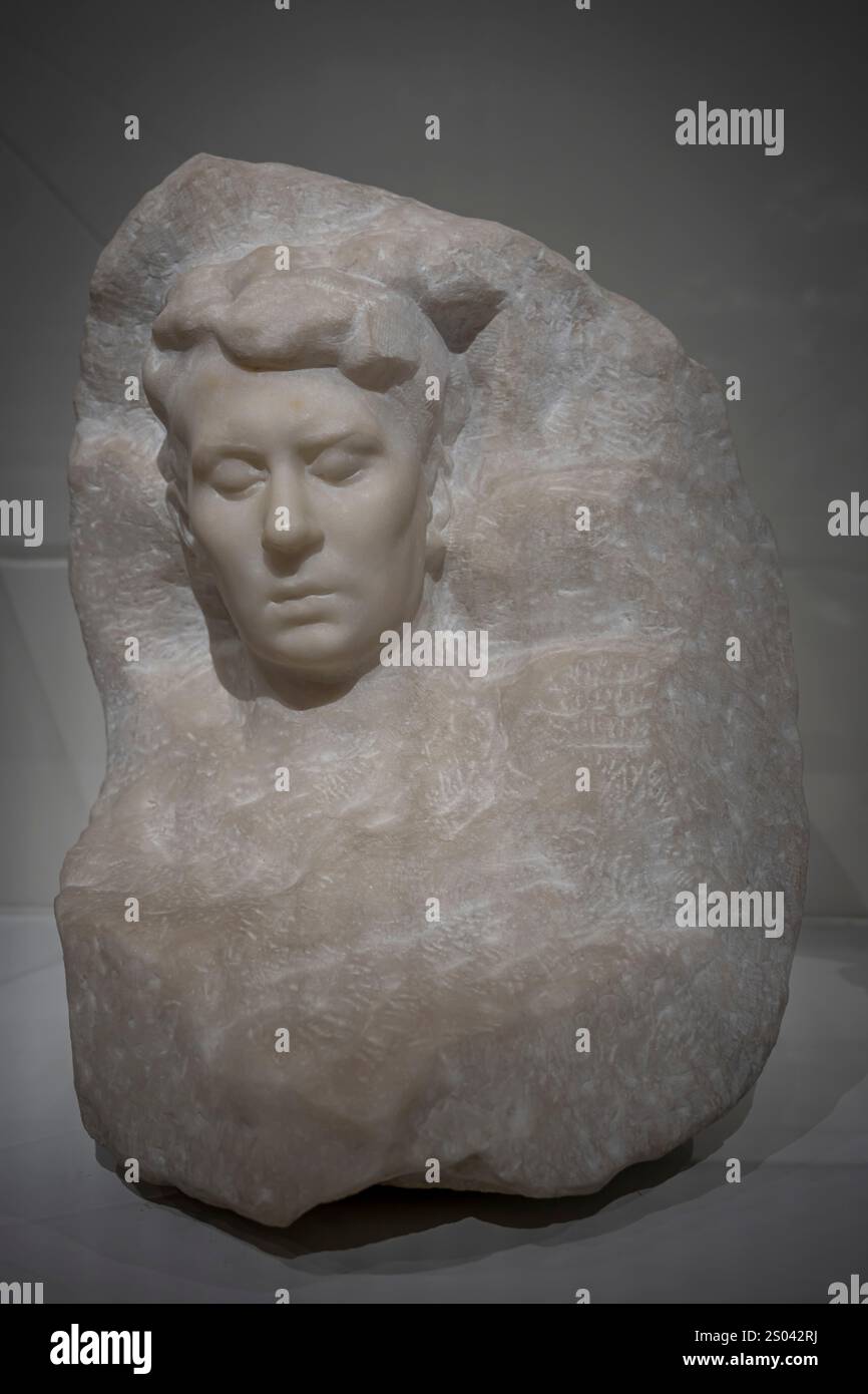 Paris, France - 12 14 2024: Bourdelle Museum. Marble sculpture Rose ...