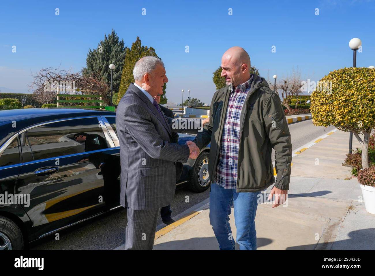 Irak, Abdul Latif Raschid trifft kurdischen Vertreter Bafel Jalal ...