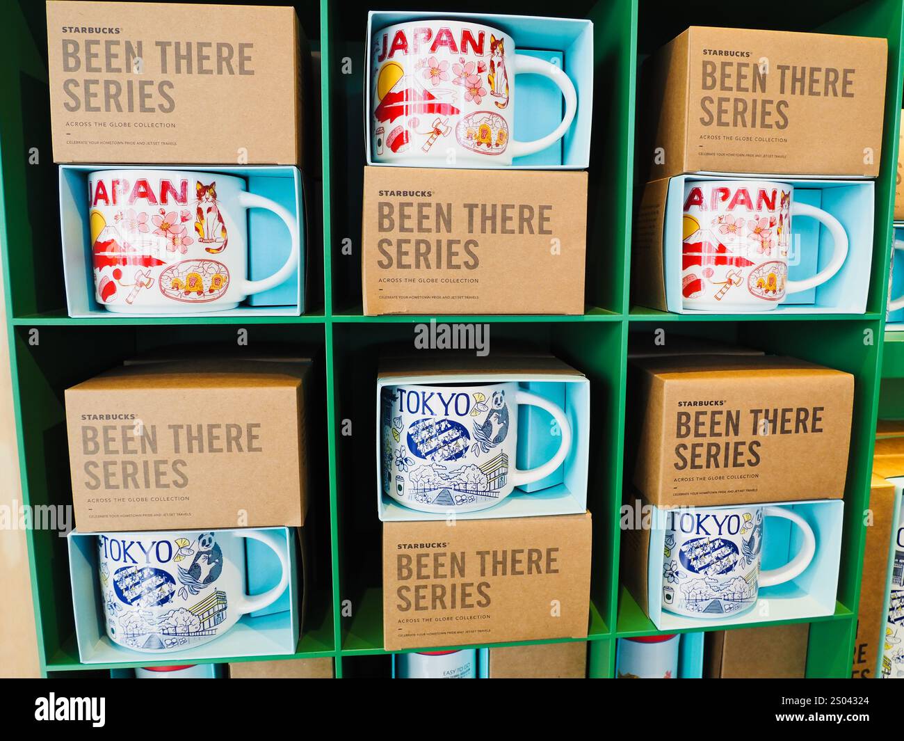 TOKYO, JAPAN - December 17, 2024: Starbucks mugs with Tokyo and Japan ...
