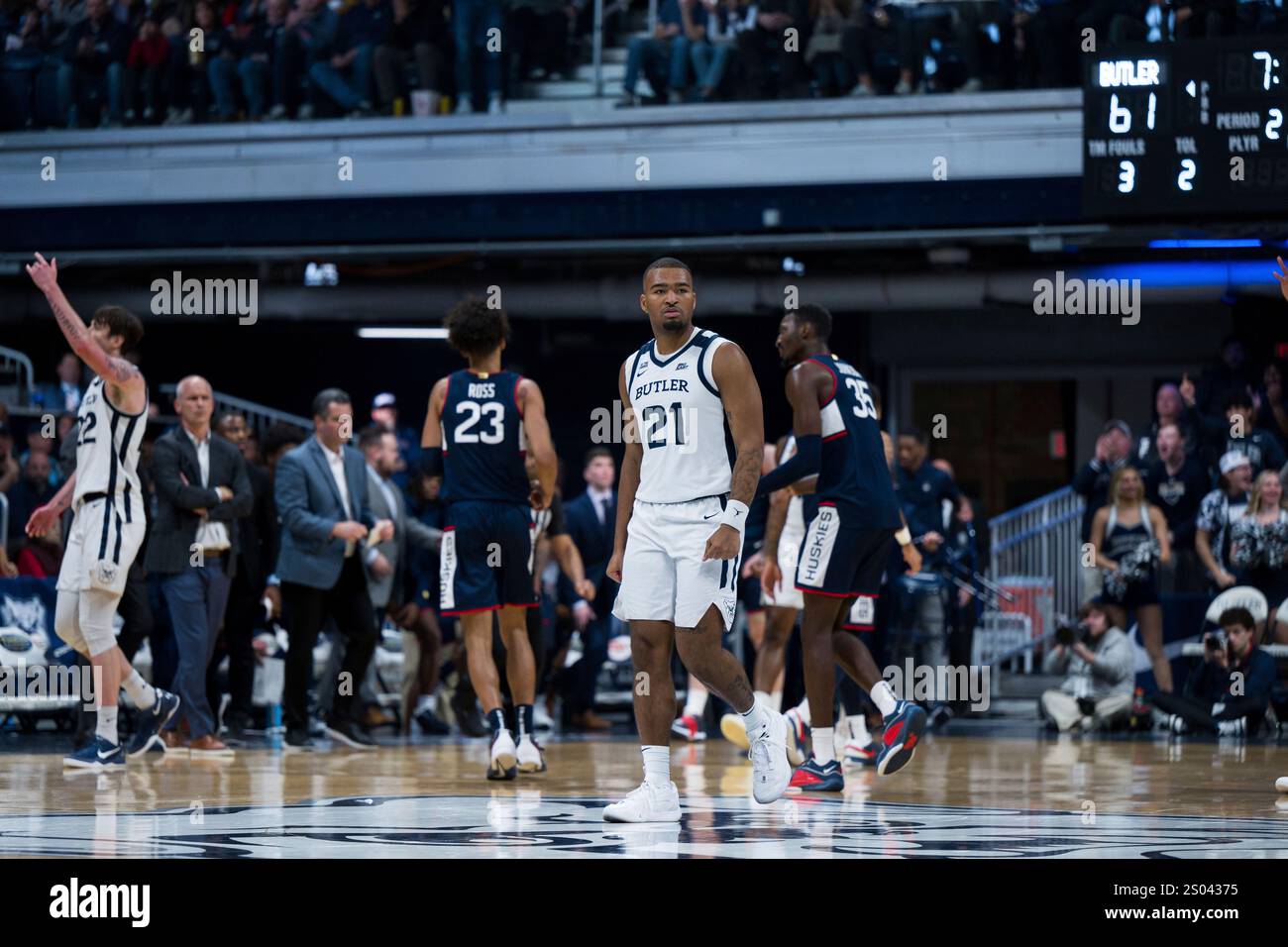INDIANAPOLIS, IN - DECEMBER 21: Butler Bulldogs forward Pierre Brooks ...