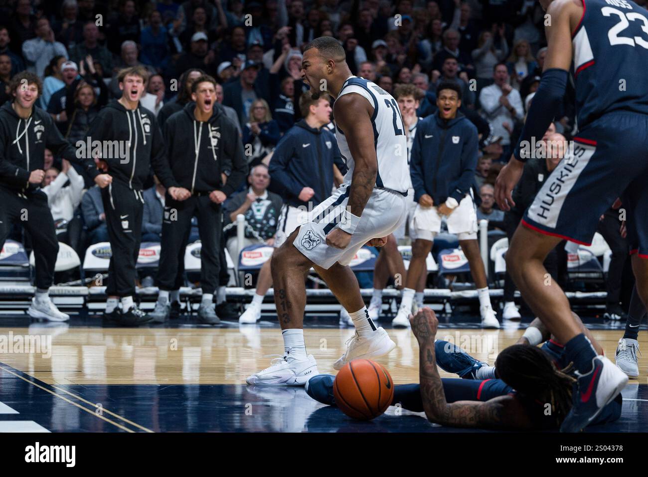 INDIANAPOLIS, IN - DECEMBER 21: Butler Bulldogs forward Pierre Brooks ...