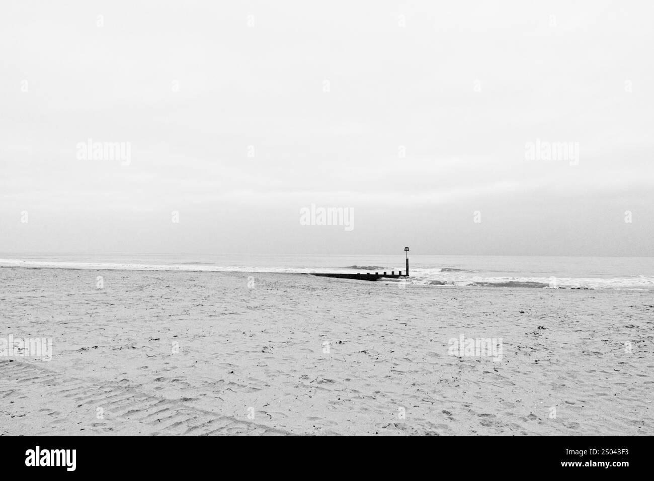 Bournemouth beach in winter Stock Photo - Alamy