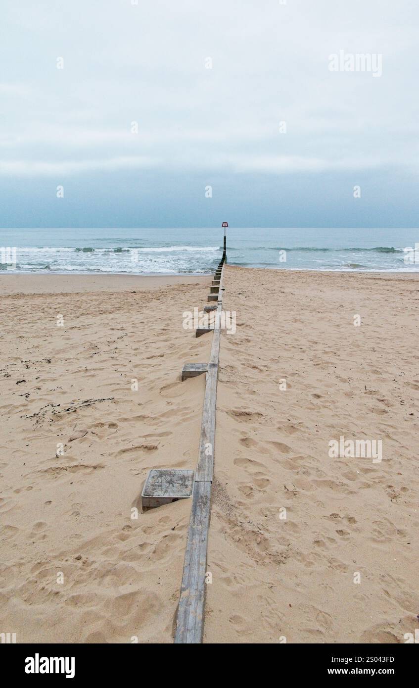 Bournemouth beach in winter Stock Photo - Alamy
